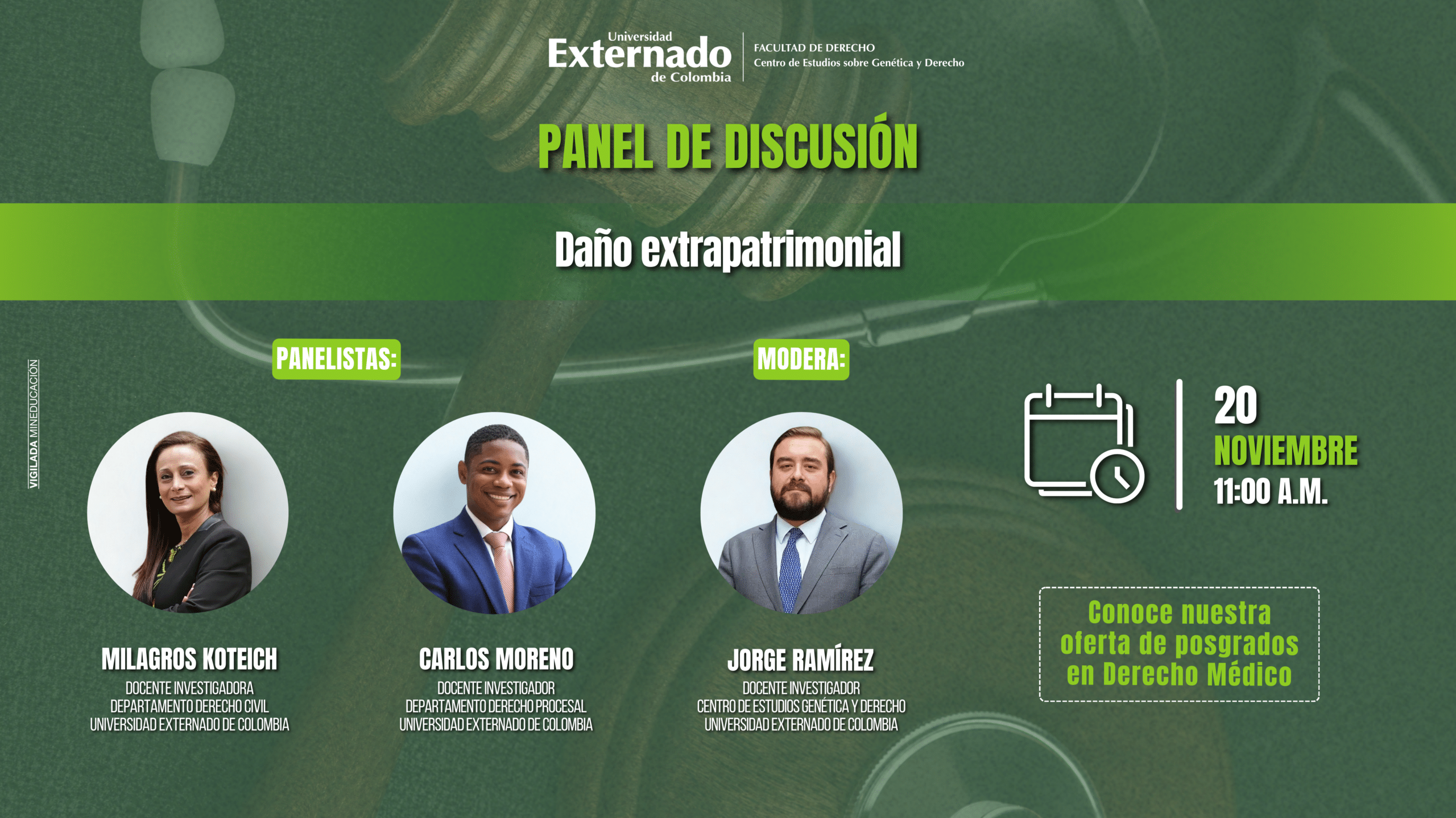 Panel de Discusión - Daño extrapatrimonial - Divulgación - Centro de ...